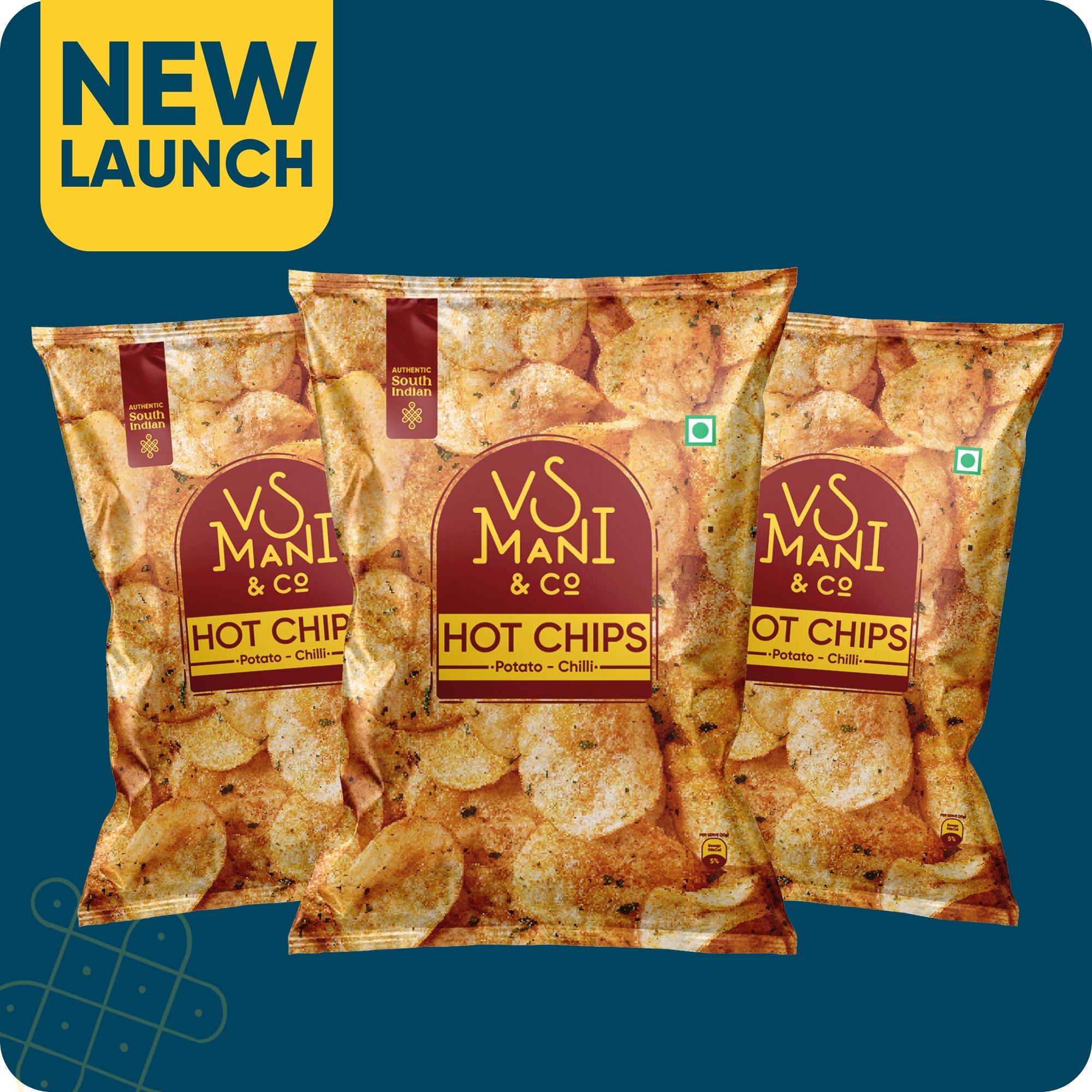 Best Potato Hot Chips in India by VS Mani & Co.